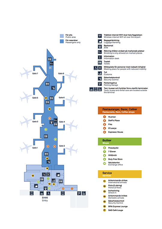 Finding your way at the airport | Malmö Airport